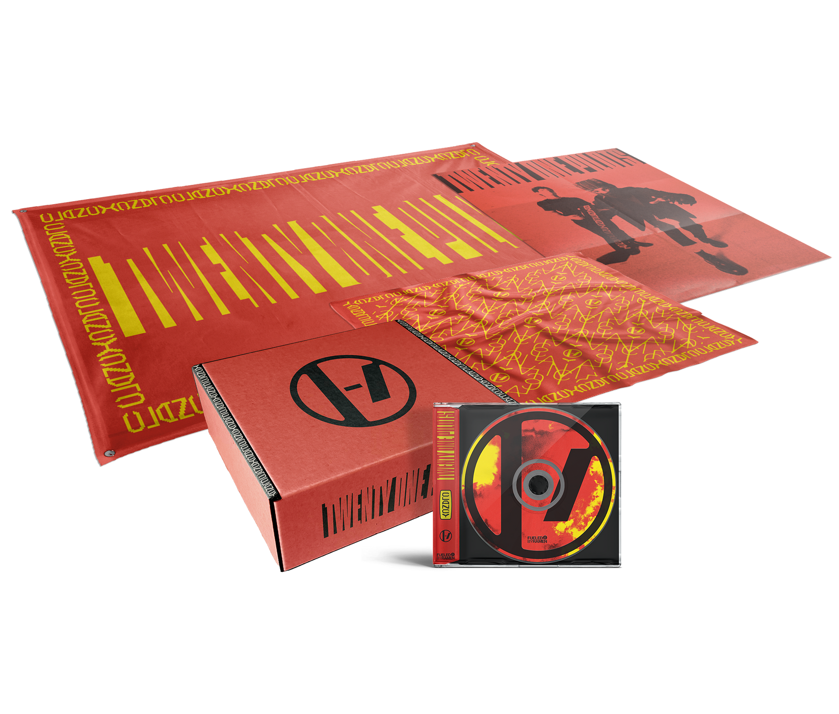 BONNET "CLANCY LOGO" + ALBUM (au choix) BUNDLE – TWENTY ONE PILOTS